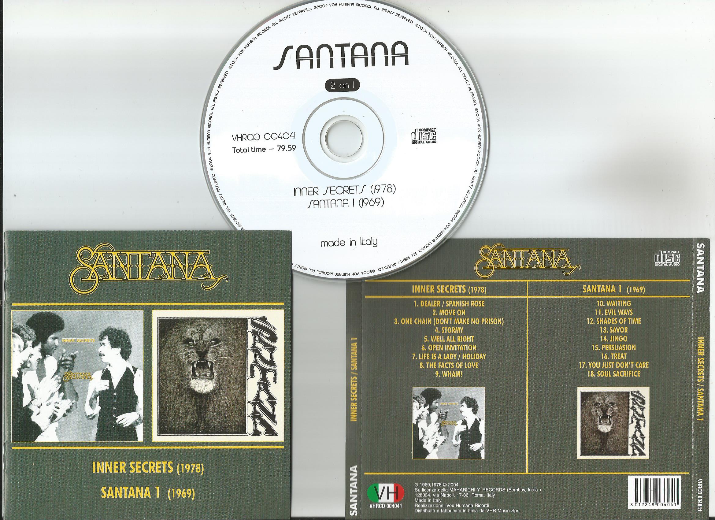 Album Inner secrets de Santana sur CDandLP