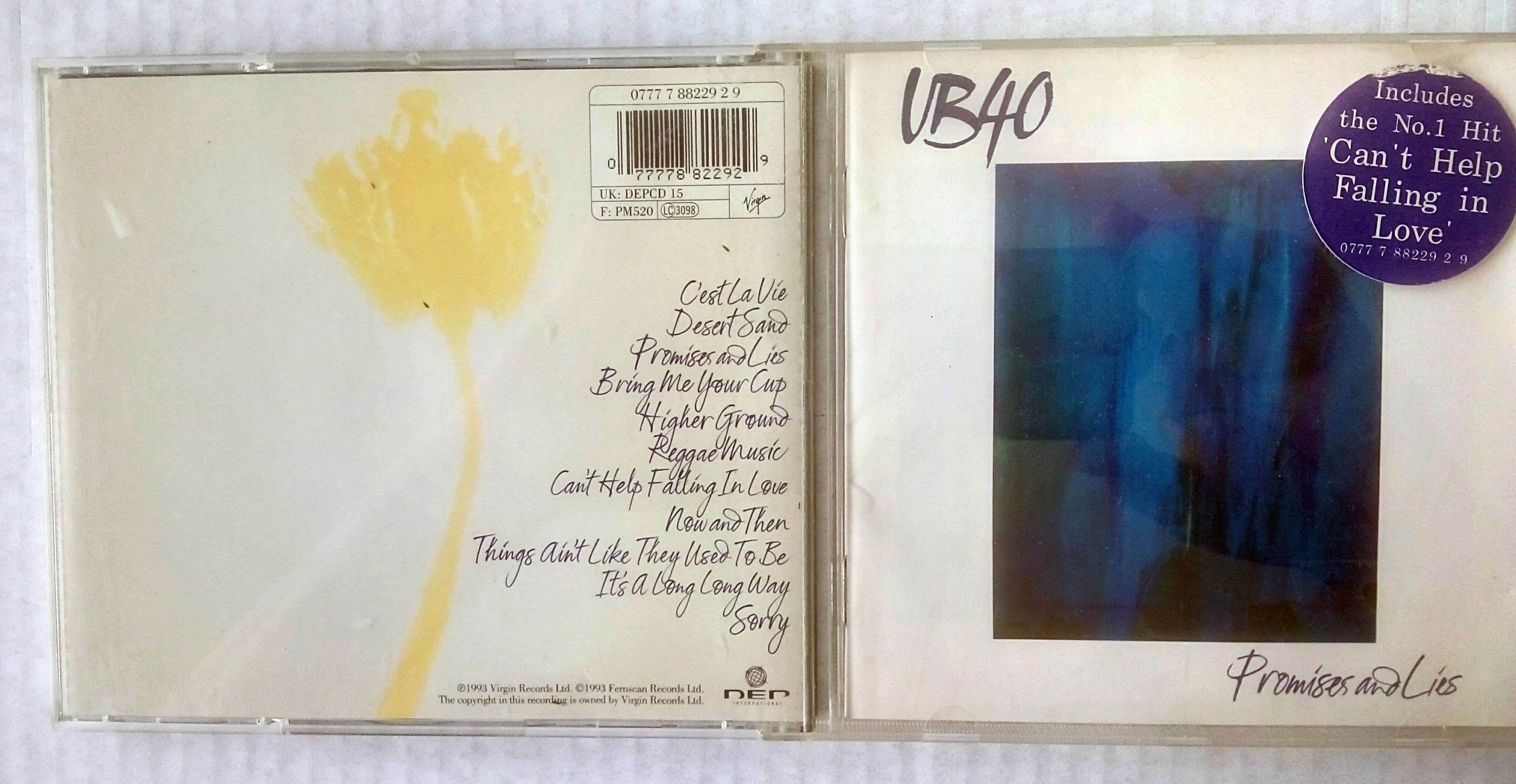 Ub40 Promises and lies (Vinyl Records, LP, CD) on CDandLP