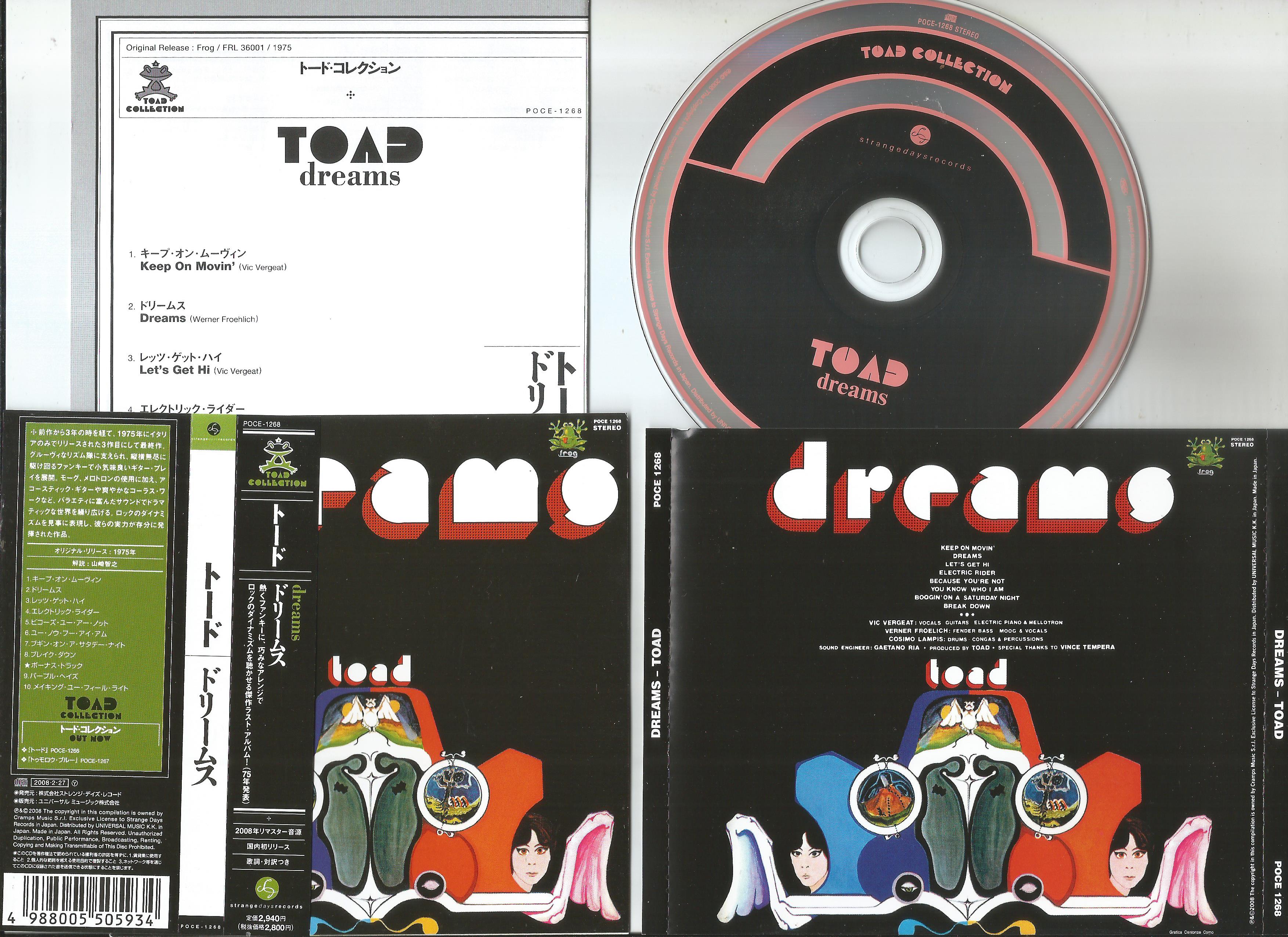 Toad vinyl, 681 LP records & CD found on CDandLP