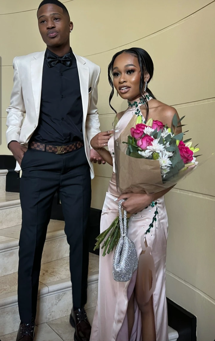 Inside the beautiful matric dance of Lucas Radebe daughter Owami, she looks breathtaking. - Styles 7